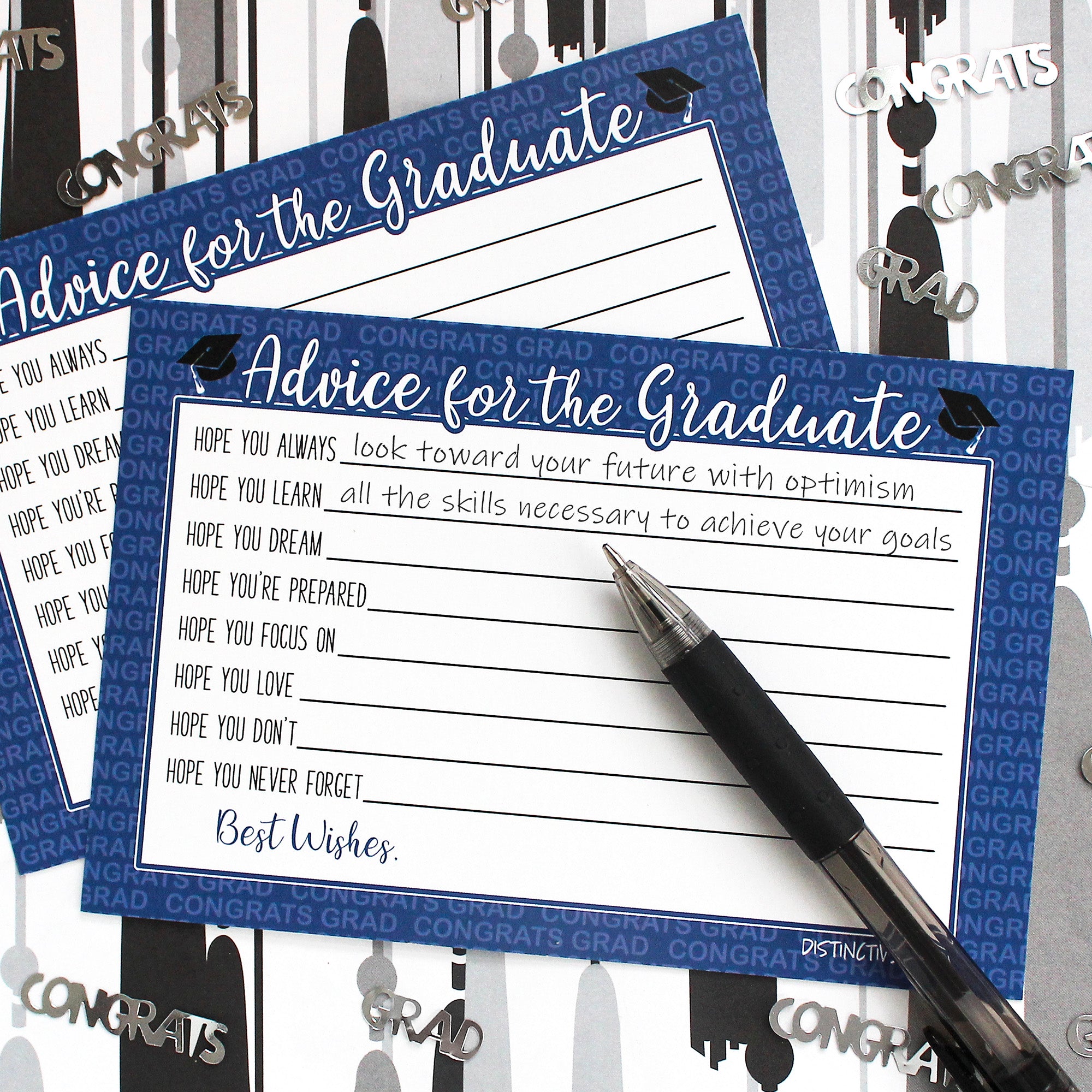 Graduation Advice Cards – Distinctivs Party