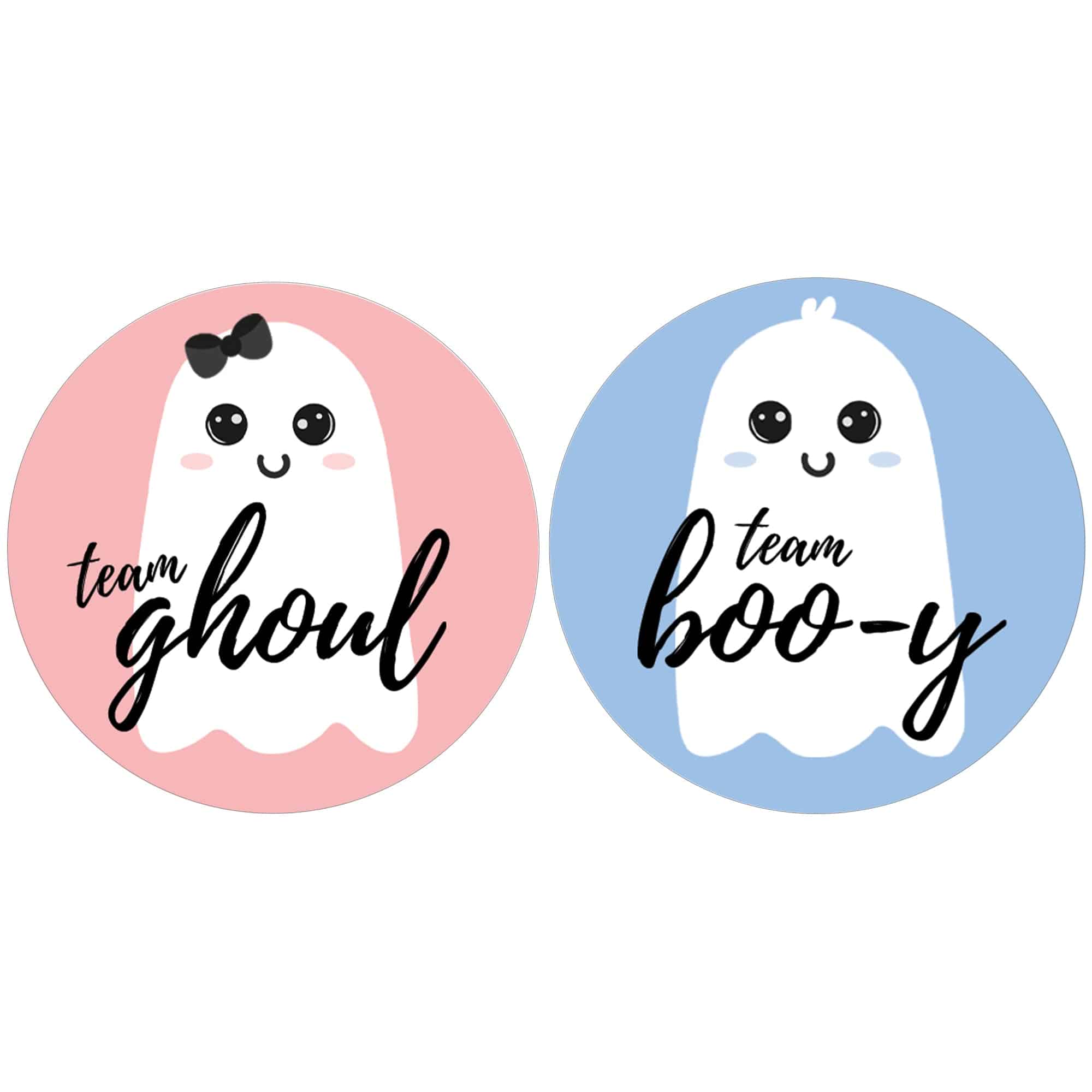 Halloween Baby Gender Reveal Party: Little Boo - Fall Blue Team Boo-y